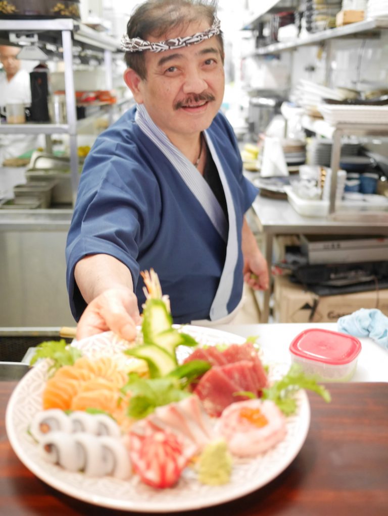 Japanese Sushi Chef legend Tamaki recently opened his new restaurant in ...